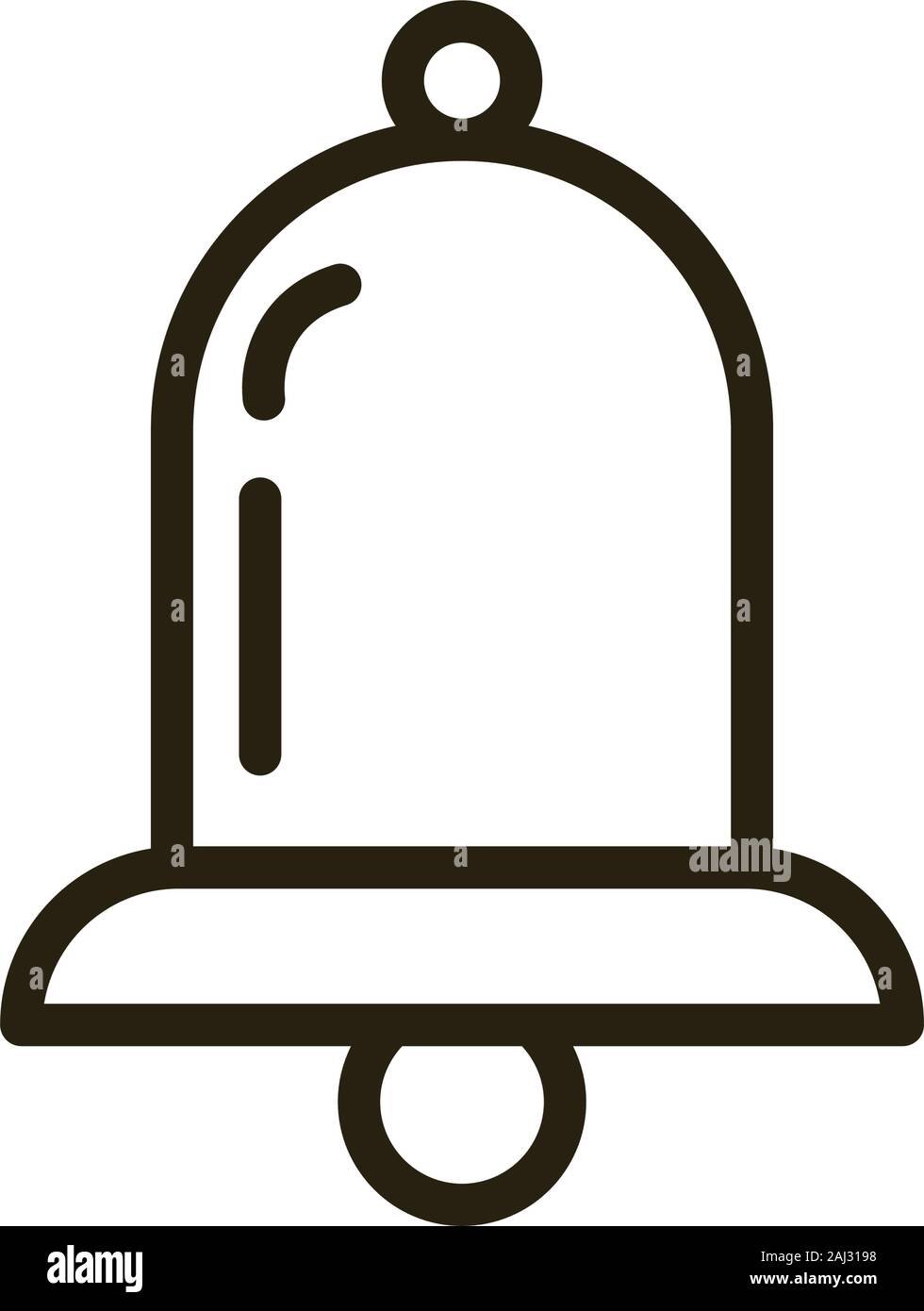 bell sound alert isolated icon Stock Vector Image & Art - Alamy