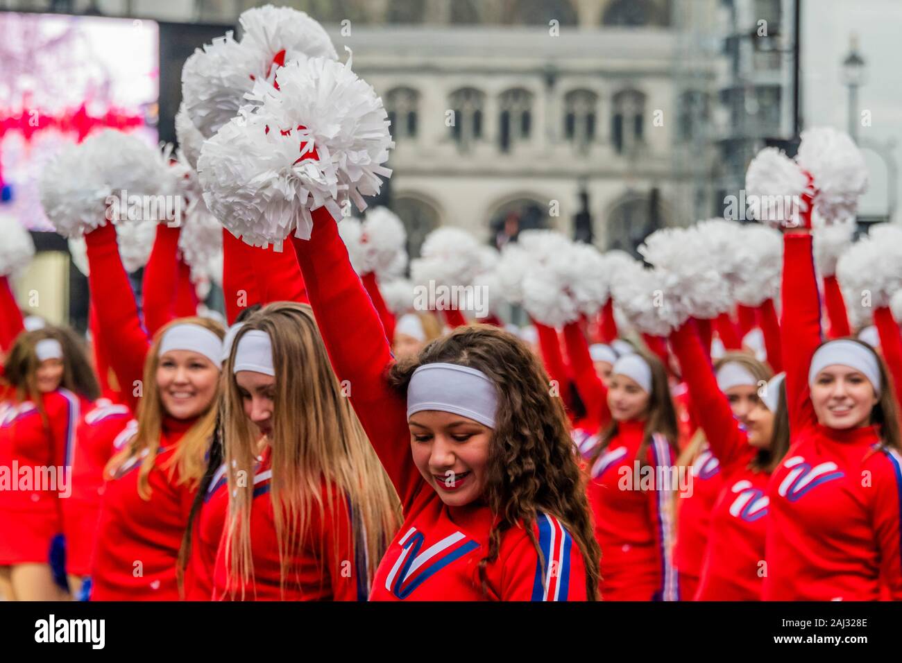 The Varsity Spirit All-American Cheerleaders - The London New Year's ...