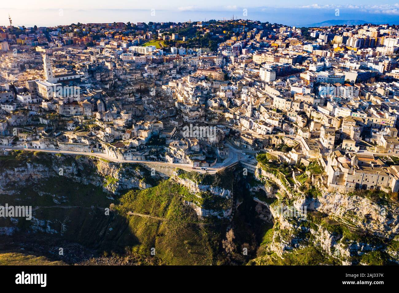 The Sassi, the old town in Matera, Italy Stock Photo - Alamy