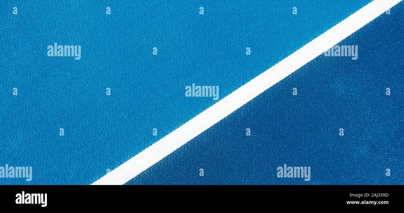 Colorful sports court background. Top view light blue and navy blue ...
