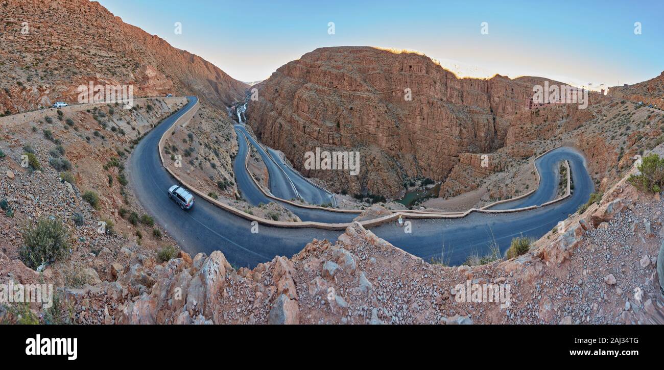 Dades Gorge is a gorge of Dades River in Atlas Mountains in Morocco ...