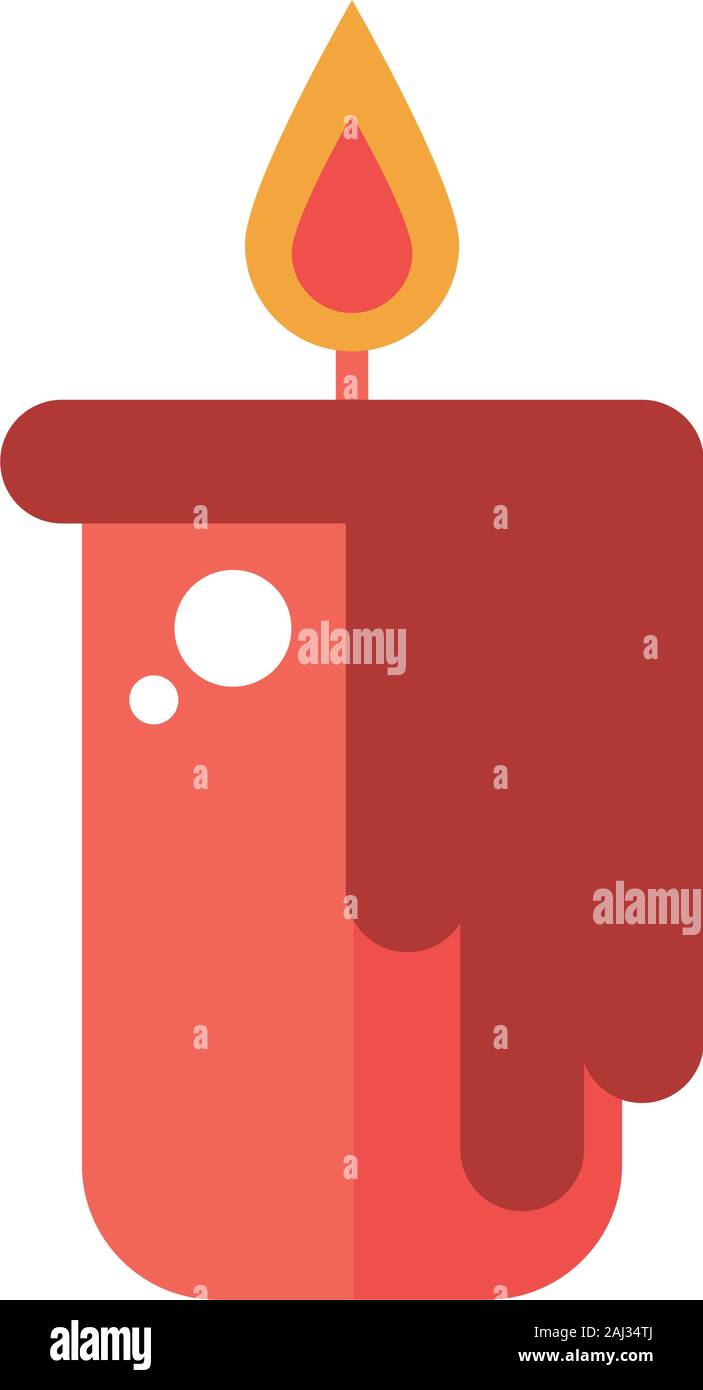 candles fire flames isolated icon Stock Vector Image & Art - Alamy