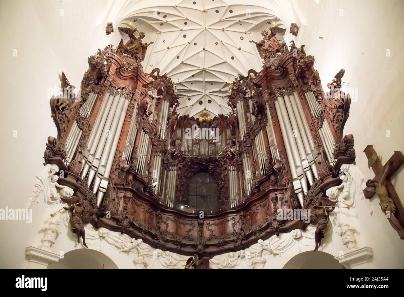 Rococo famous great Oliwa organ in Brick Gothic Bazylika ...