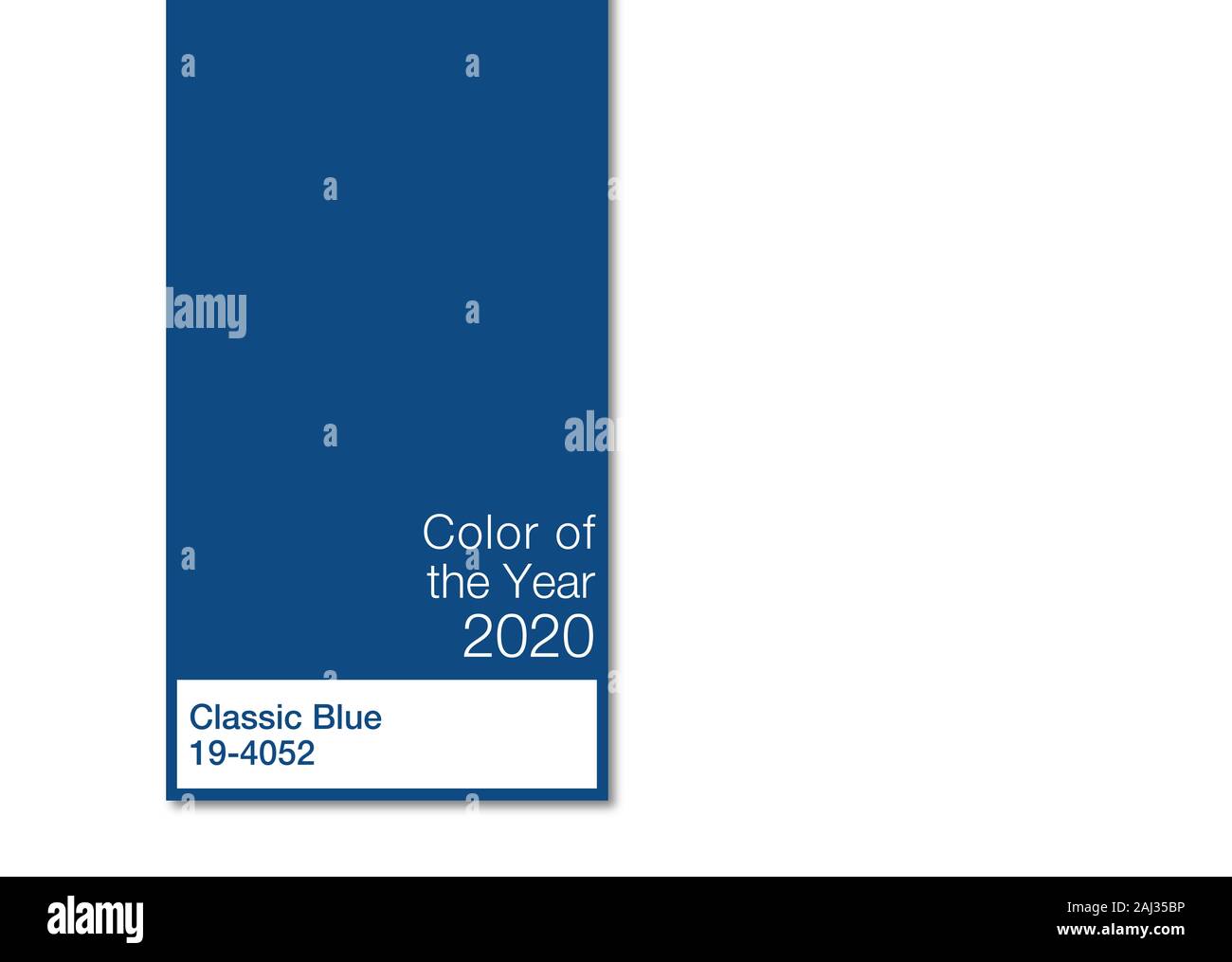 Color of the Year 2020, Classic Blue, trend colour palette sample ...