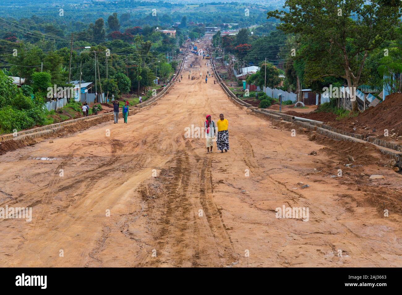 Jinka town, Naciones, Ethiopia, Africa Stock Photo - Alamy