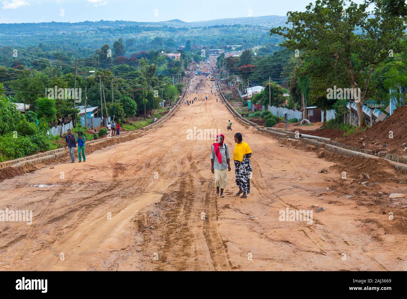 Jinka town, Naciones, Ethiopia, Africa Stock Photo - Alamy