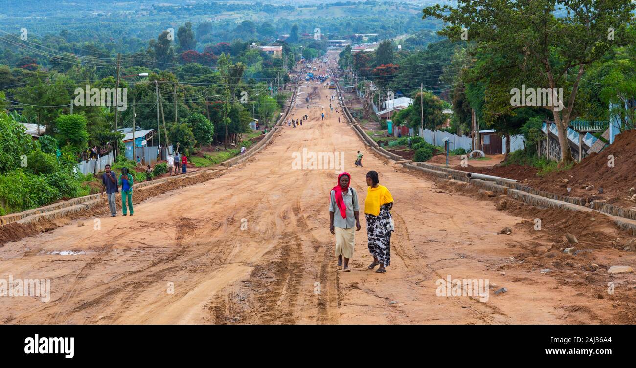 Jinka town, Naciones, Ethiopia, Africa Stock Photo - Alamy