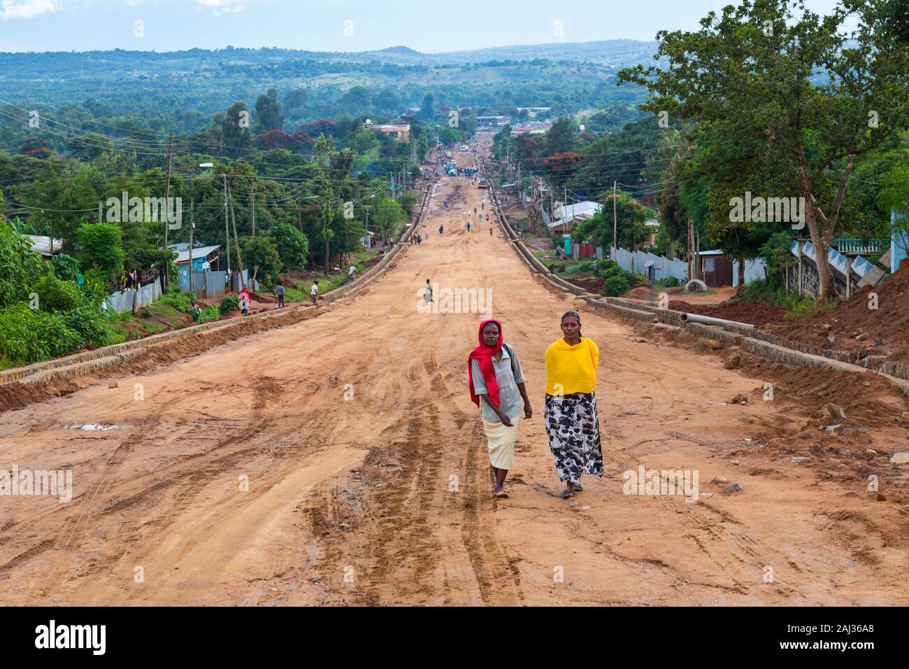 Jinka town, Naciones, Ethiopia, Africa Stock Photo - Alamy