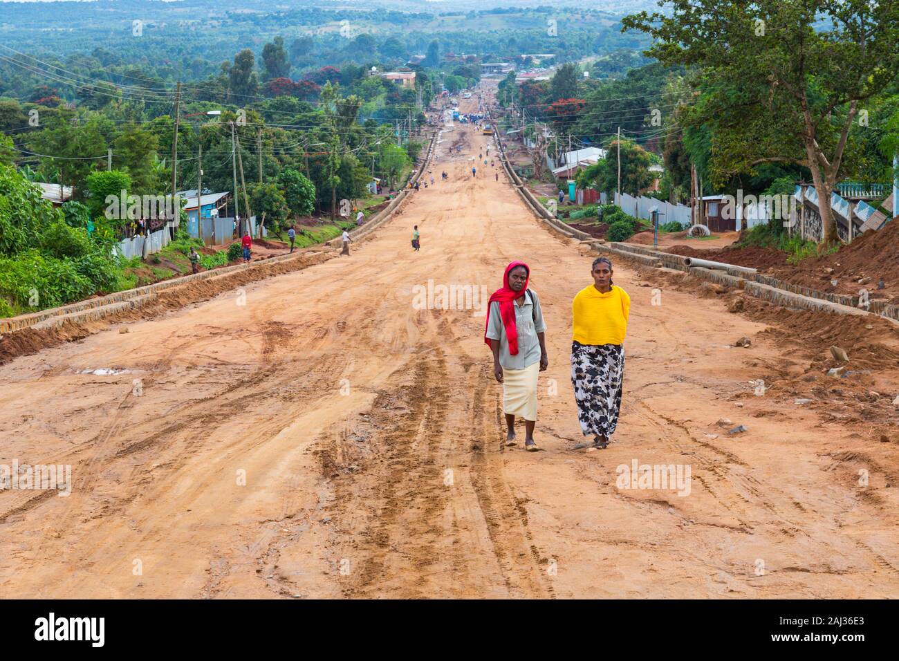 Jinka town, Naciones, Ethiopia, Africa Stock Photo - Alamy