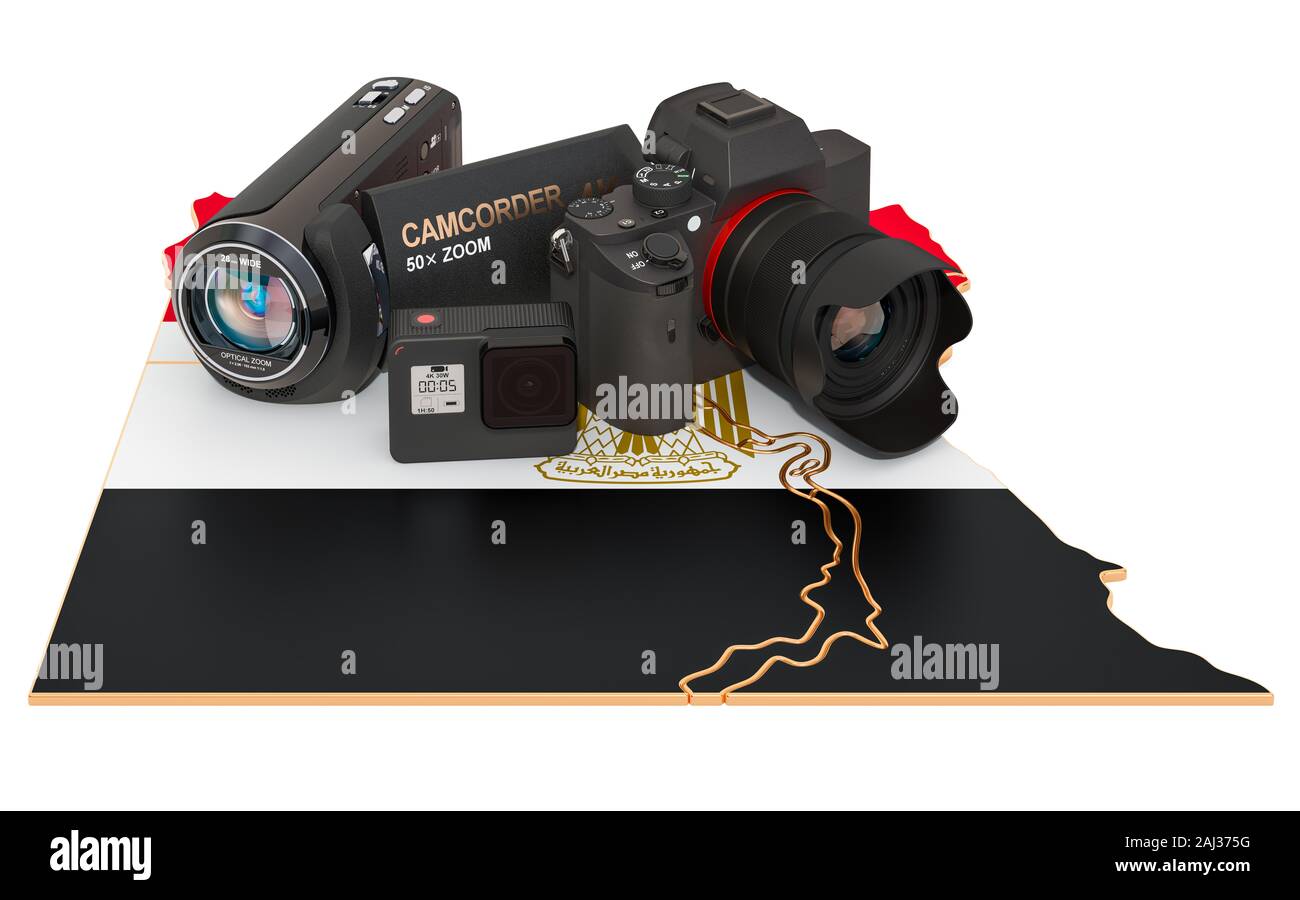 Egypt country on map Cut Out Stock Images & Pictures - Alamy