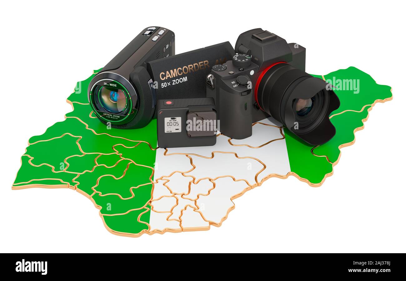 Nigerian map Cut Out Stock Images & Pictures - Alamy