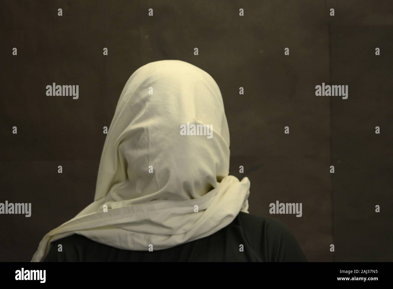 Shrouded head hi-res stock photography and images - Alamy