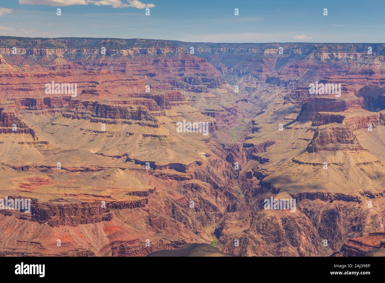 Grand Canyon view from South Rim, National Park. Arizona, USA Stock ...