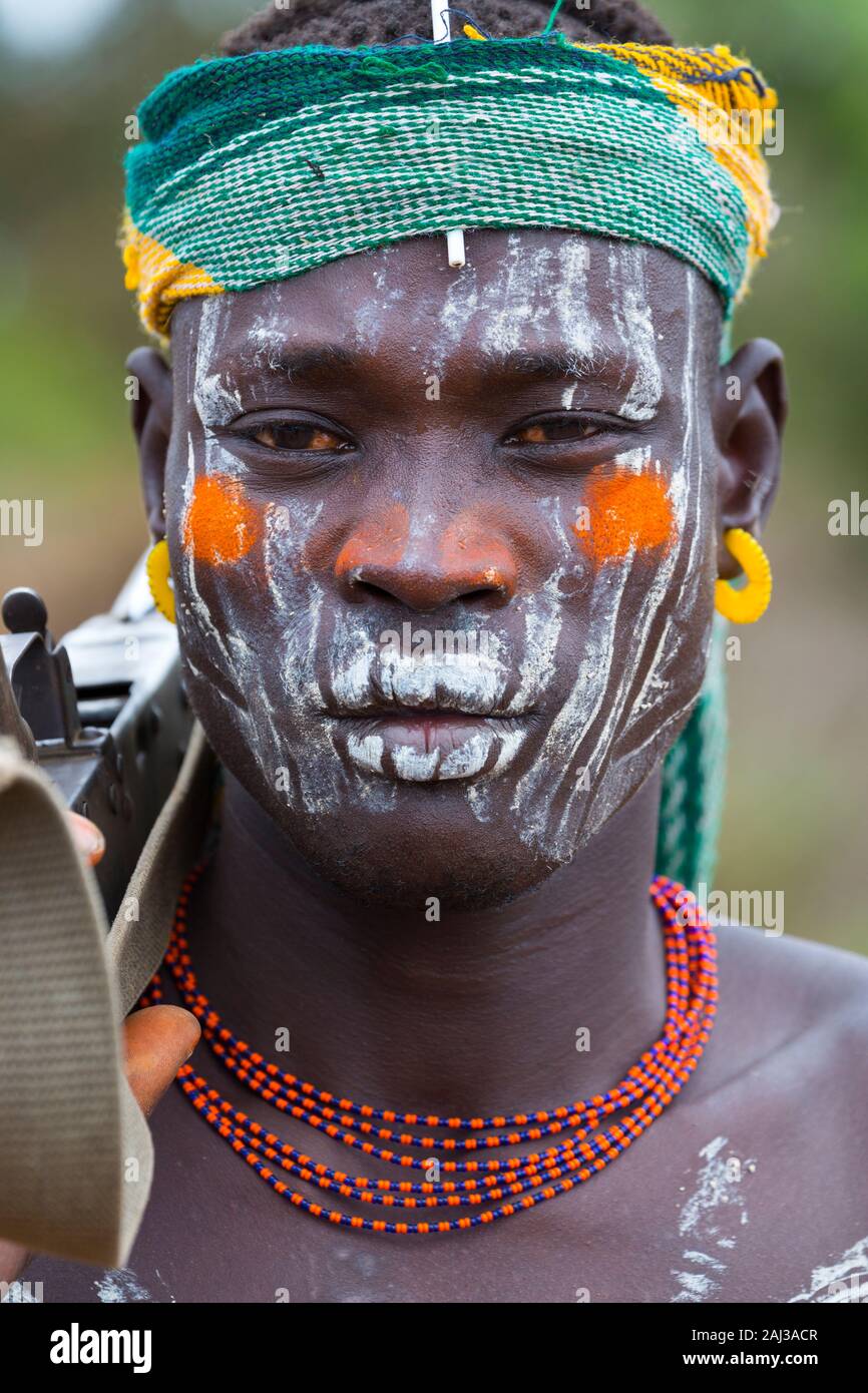 Mursi people, Omo valley, Naciones, Ethiopia, Africa Stock Photo - Alamy