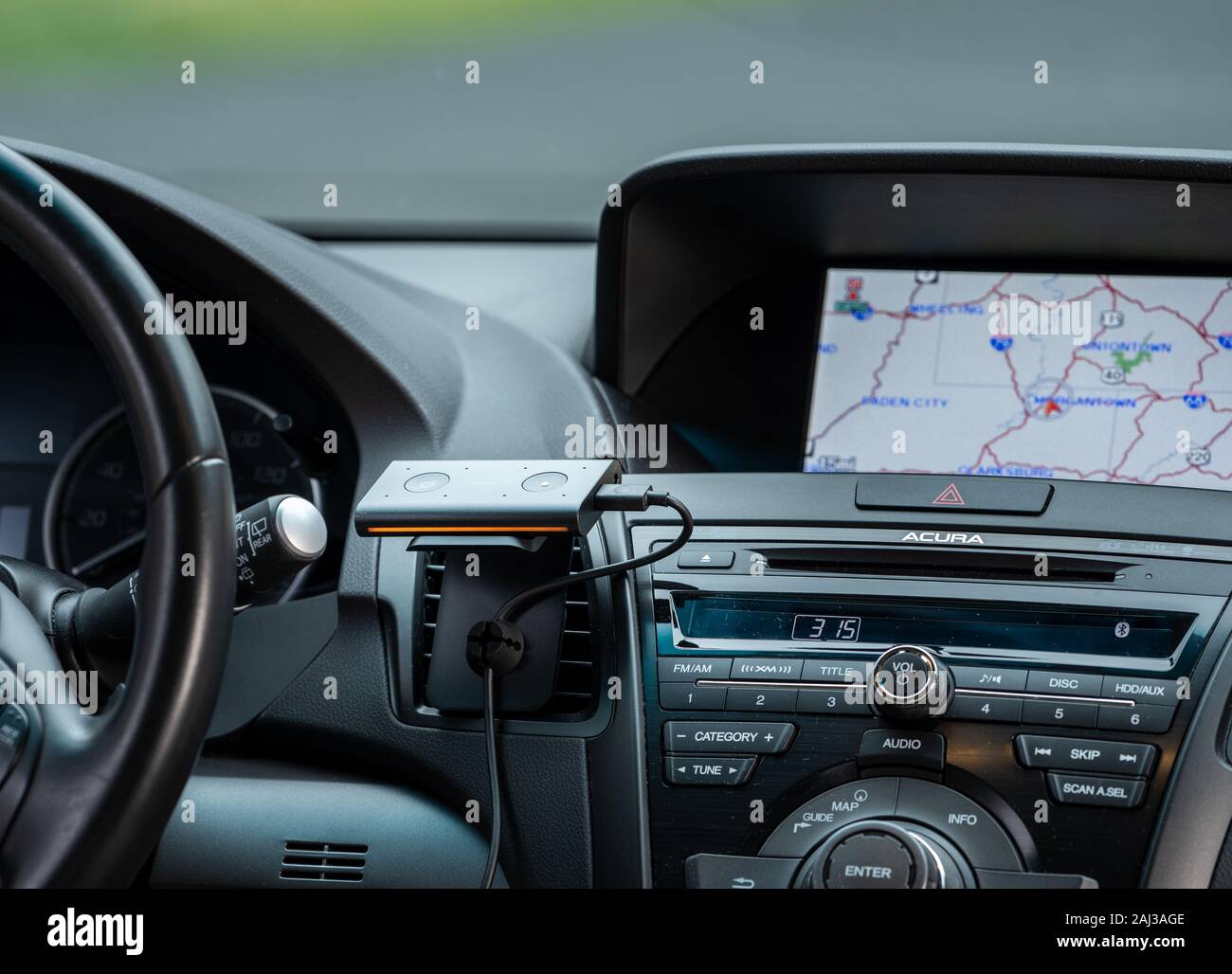 Alexa voice recognition device hi-res stock photography and images - Alamy