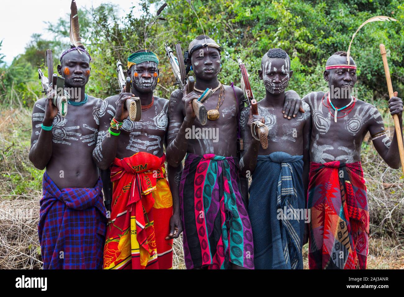 Mursi people, Omo valley, Naciones, Ethiopia, Africa Stock Photo - Alamy