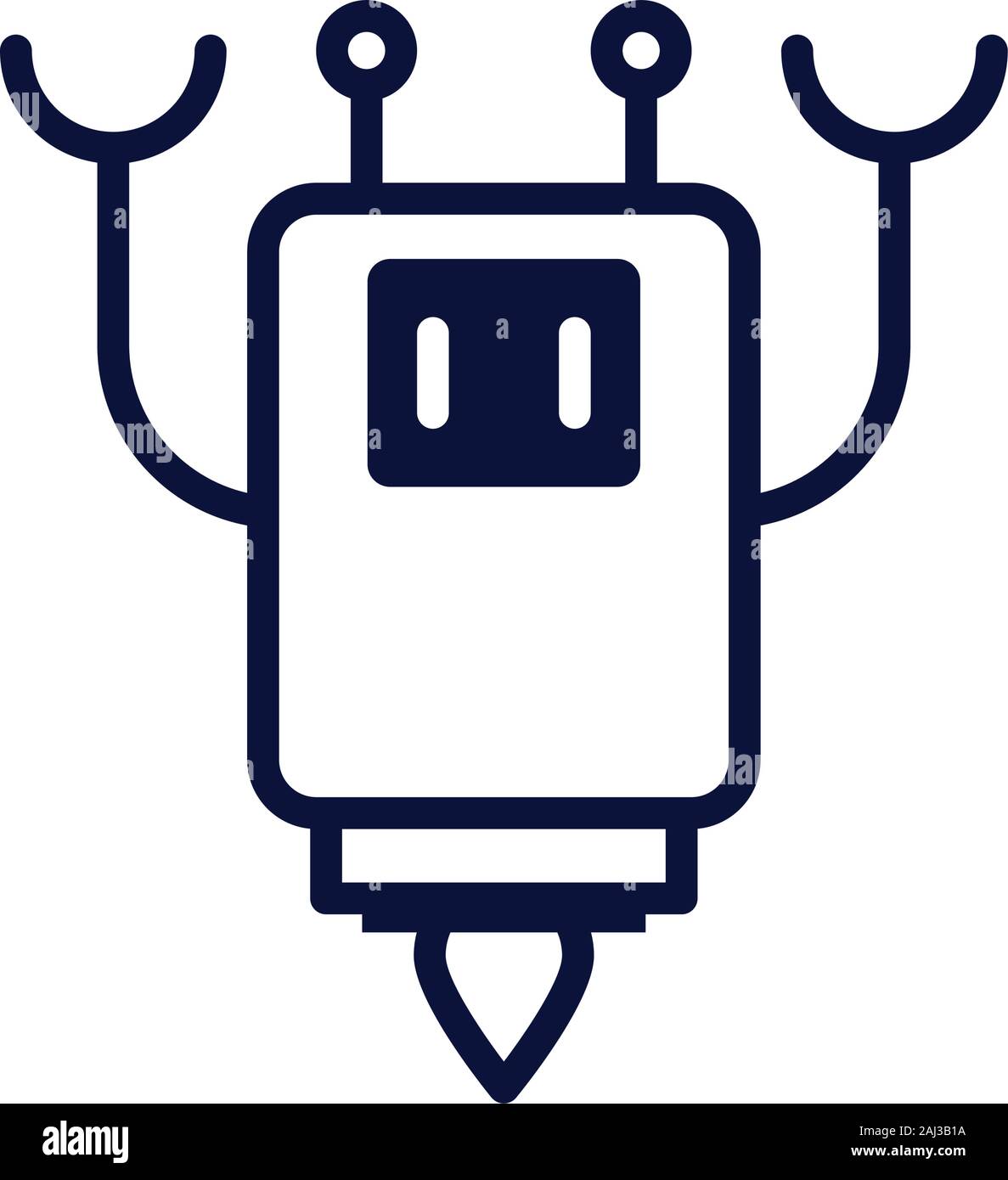 robot floating cyborg isolated icon Stock Vector Image & Art - Alamy robot floating cyborg isolated icon Stock Vector Image & Art - Alamy
