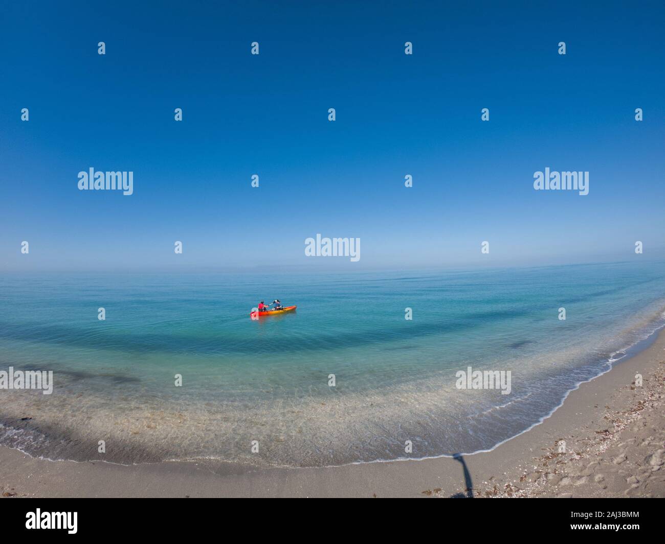 Kayak at beach, Midnight Pass, Siesta Key, Florida Stock Photo - Alamy