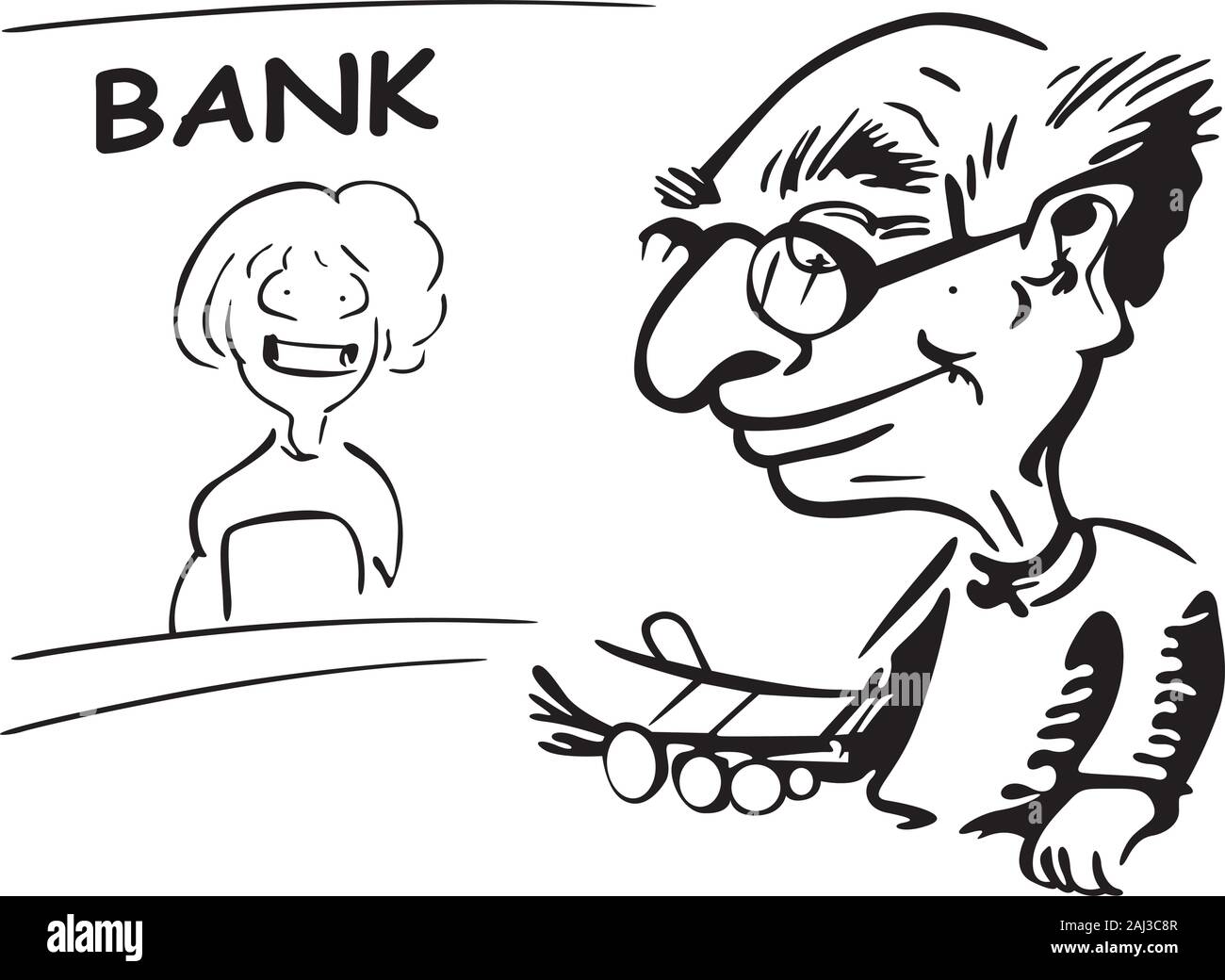 Currency exchange woman Stock Vector Images - Alamy