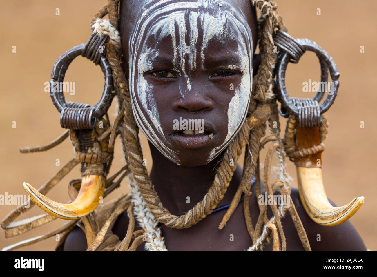 Mursi people, Omo valley, Naciones, Ethiopia, Africa Stock Photo - Alamy