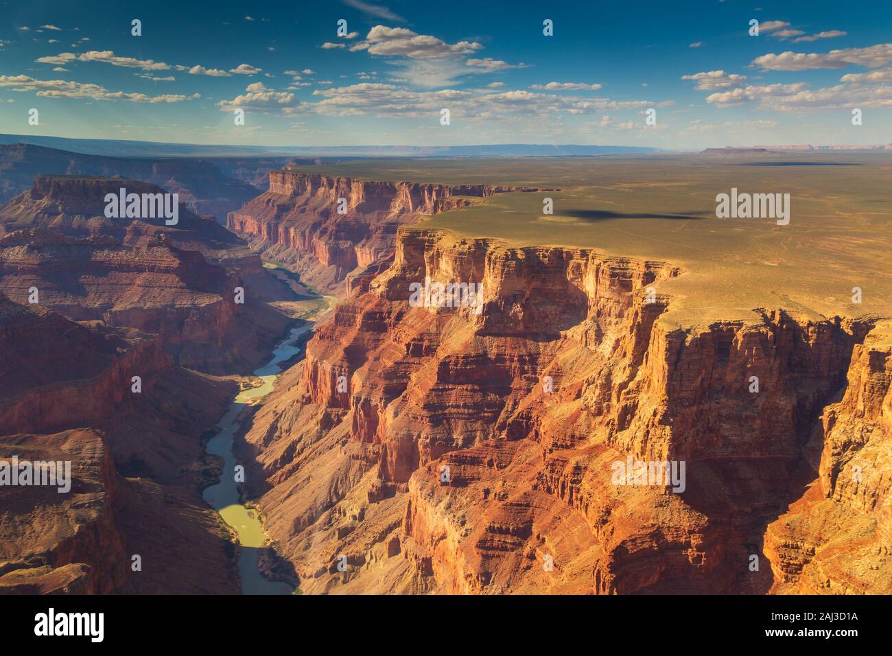 The Colorado River Through the Grand Canyon at Sunset, Grand Canyon ...