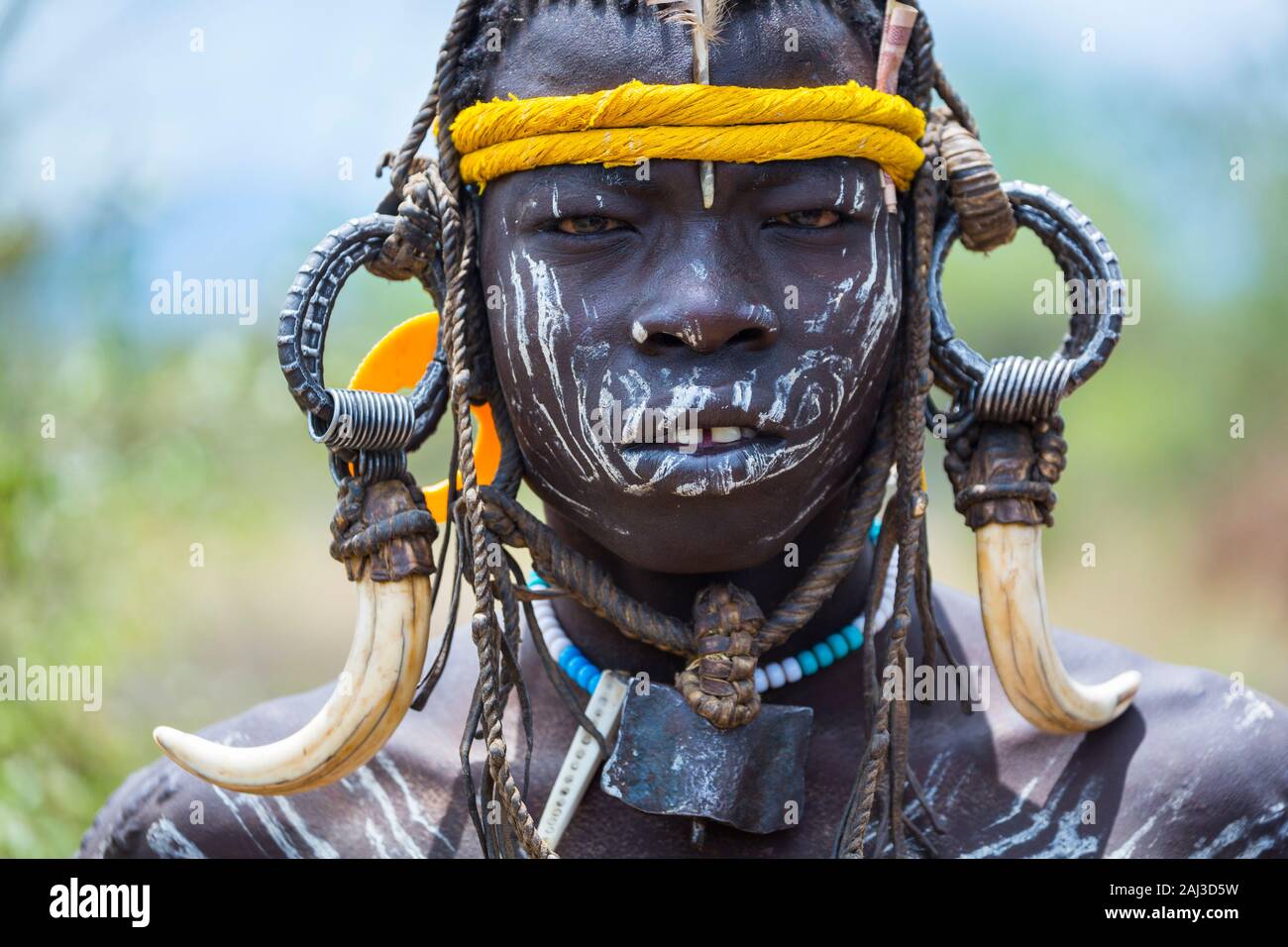 Mursi people, Omo valley, Naciones, Ethiopia, Africa Stock Photo - Alamy