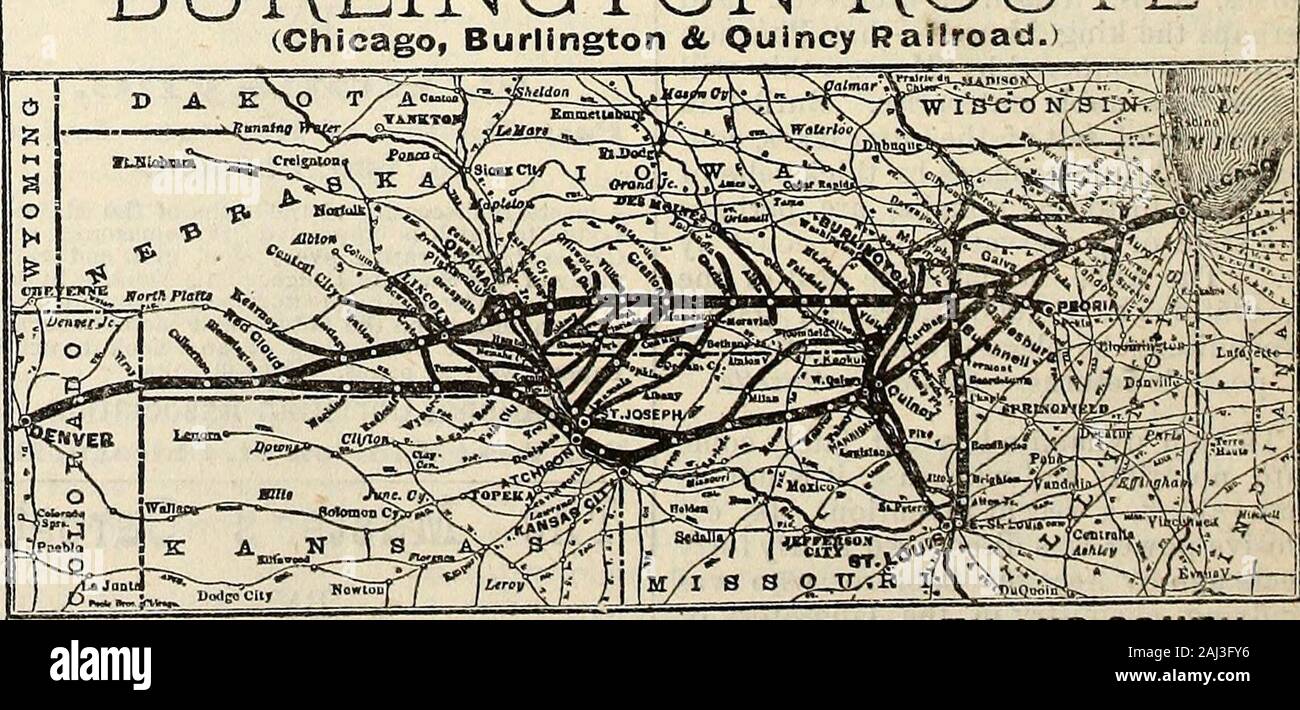 Christian Cynosure . n BURLINGTON ROUTE (Chicago, Burlington & Quincy ...