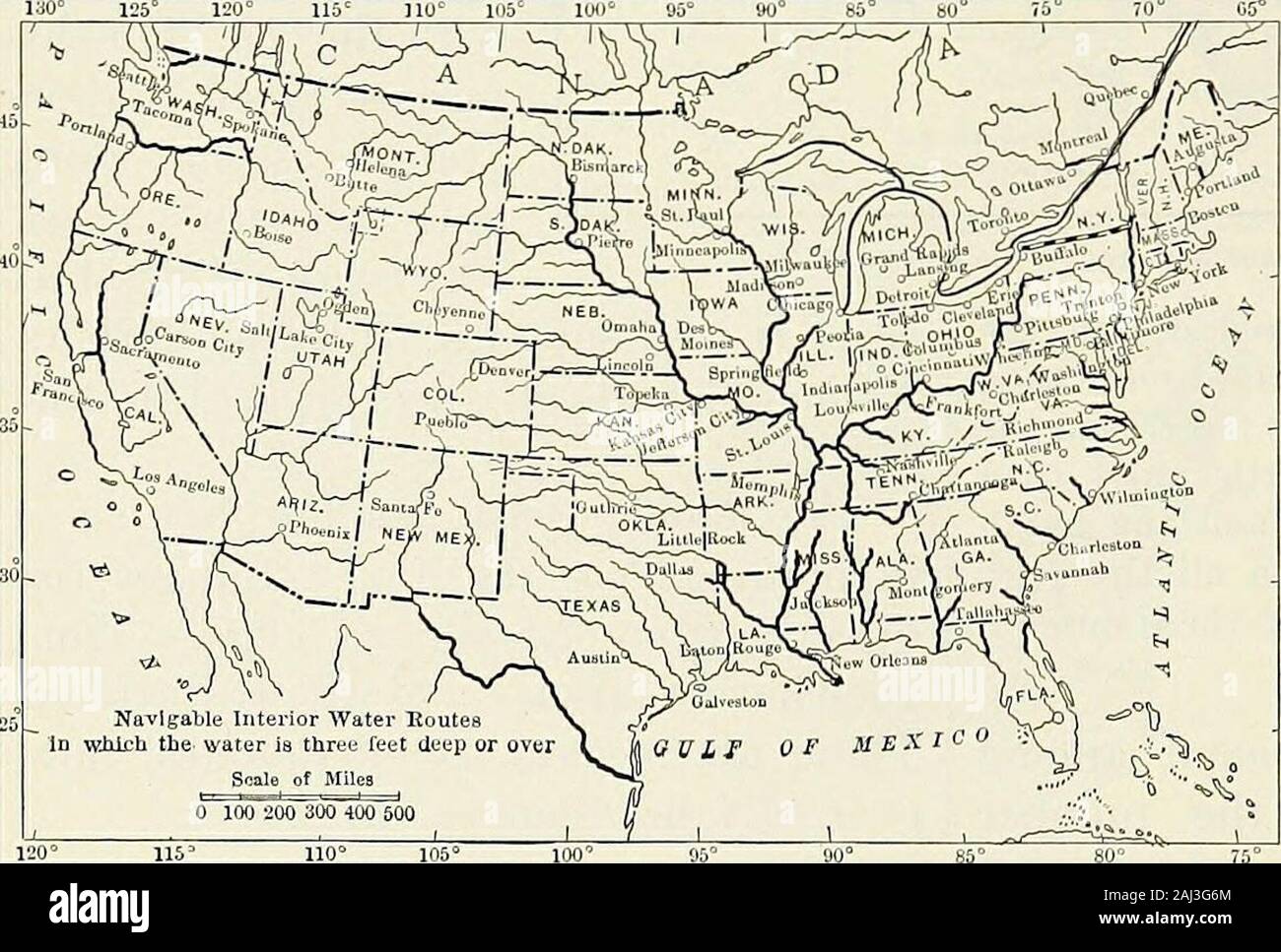 Navigable water routes hi-res stock photography and images - Alamy