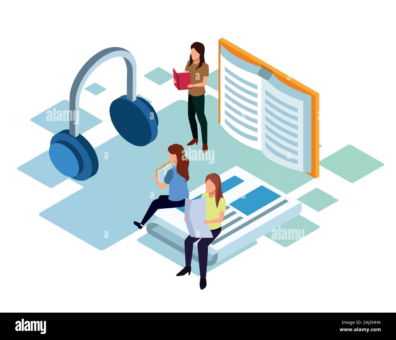 Mini characters Stock Vector Images - Alamy