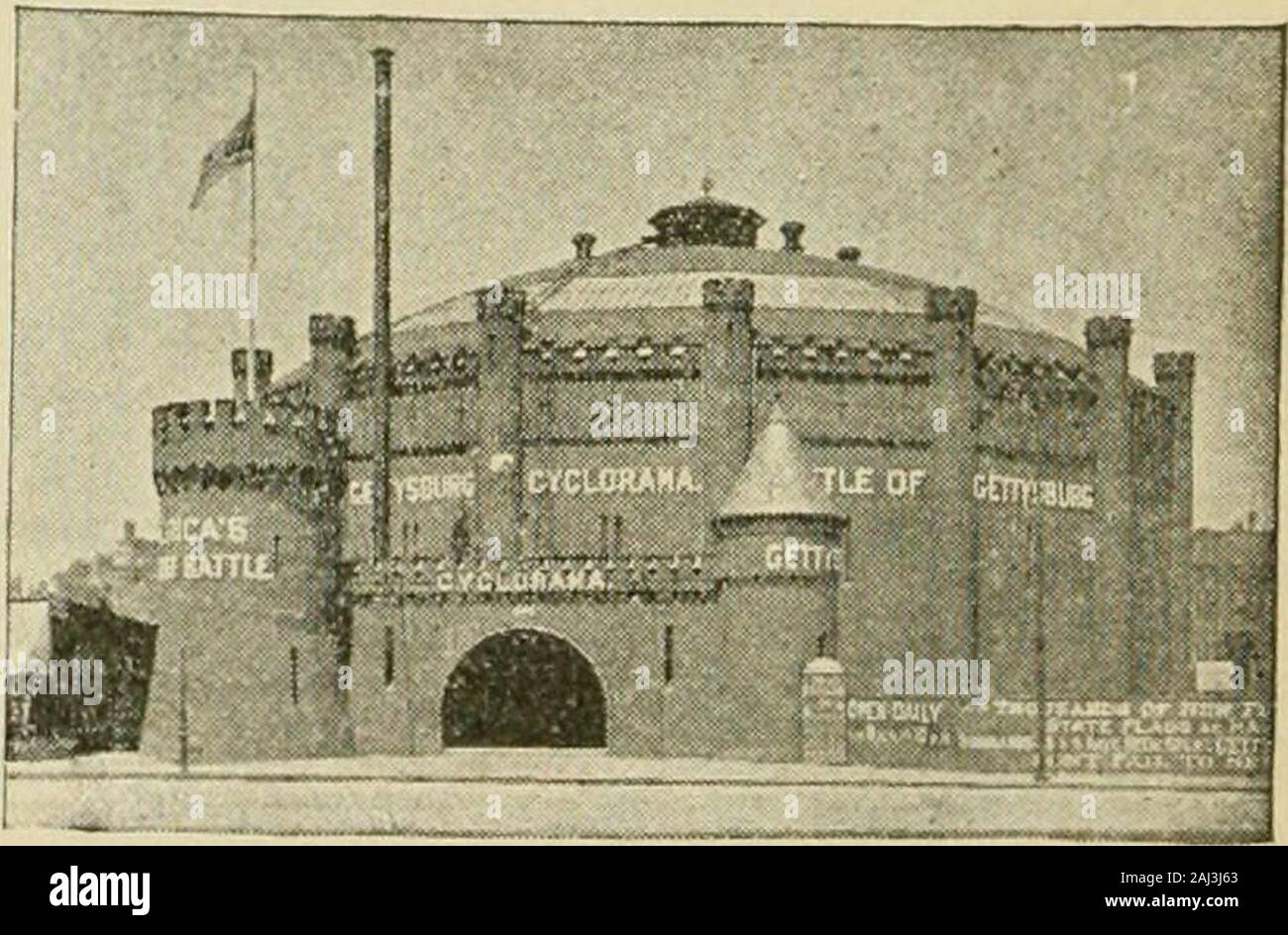 Gettysburg cyclorama building hi-res stock photography and images - Alamy