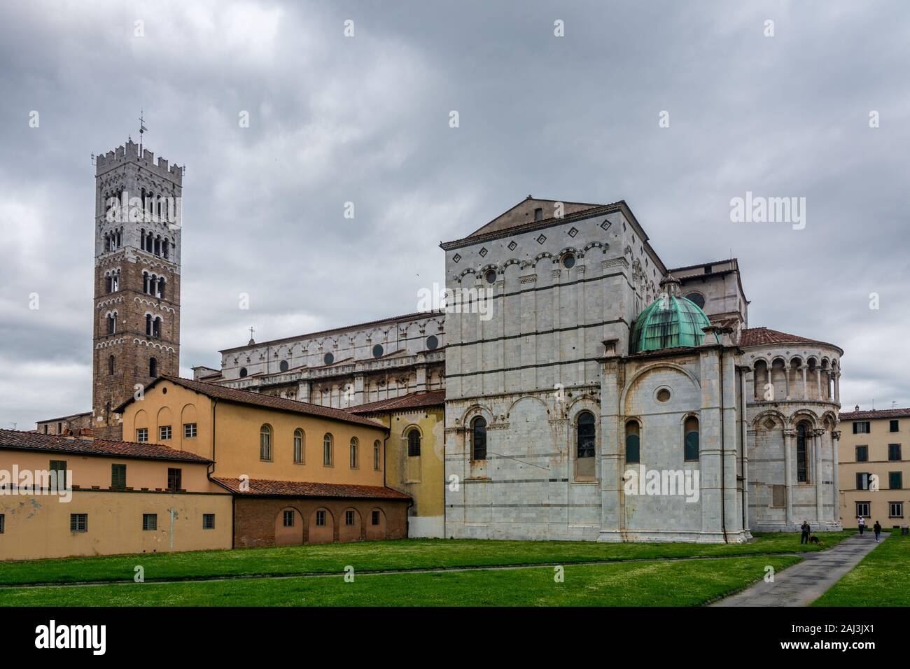 Lucca, Italy - June 6, 2019 : Lucca Cathedral (Duomo di Lucca ...