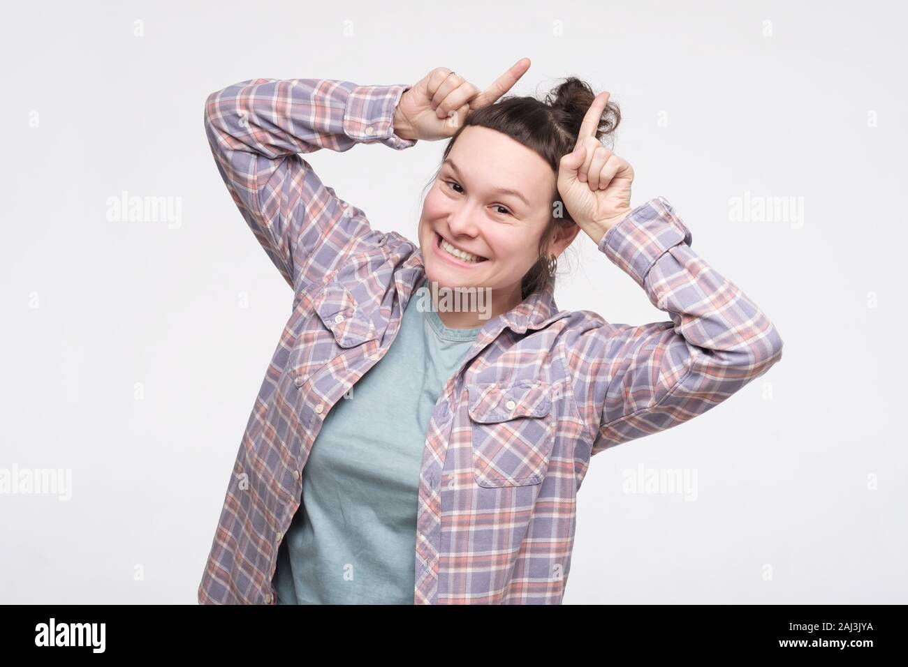 Human figure with horns hi-res stock photography and images - Alamy