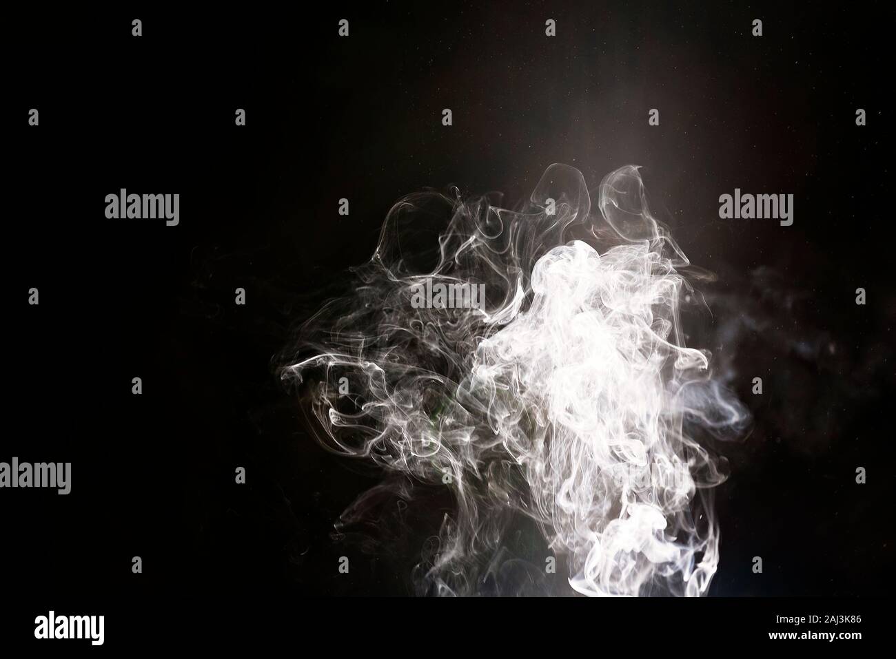 Creating smoke from burning paper using only the intense column of ...