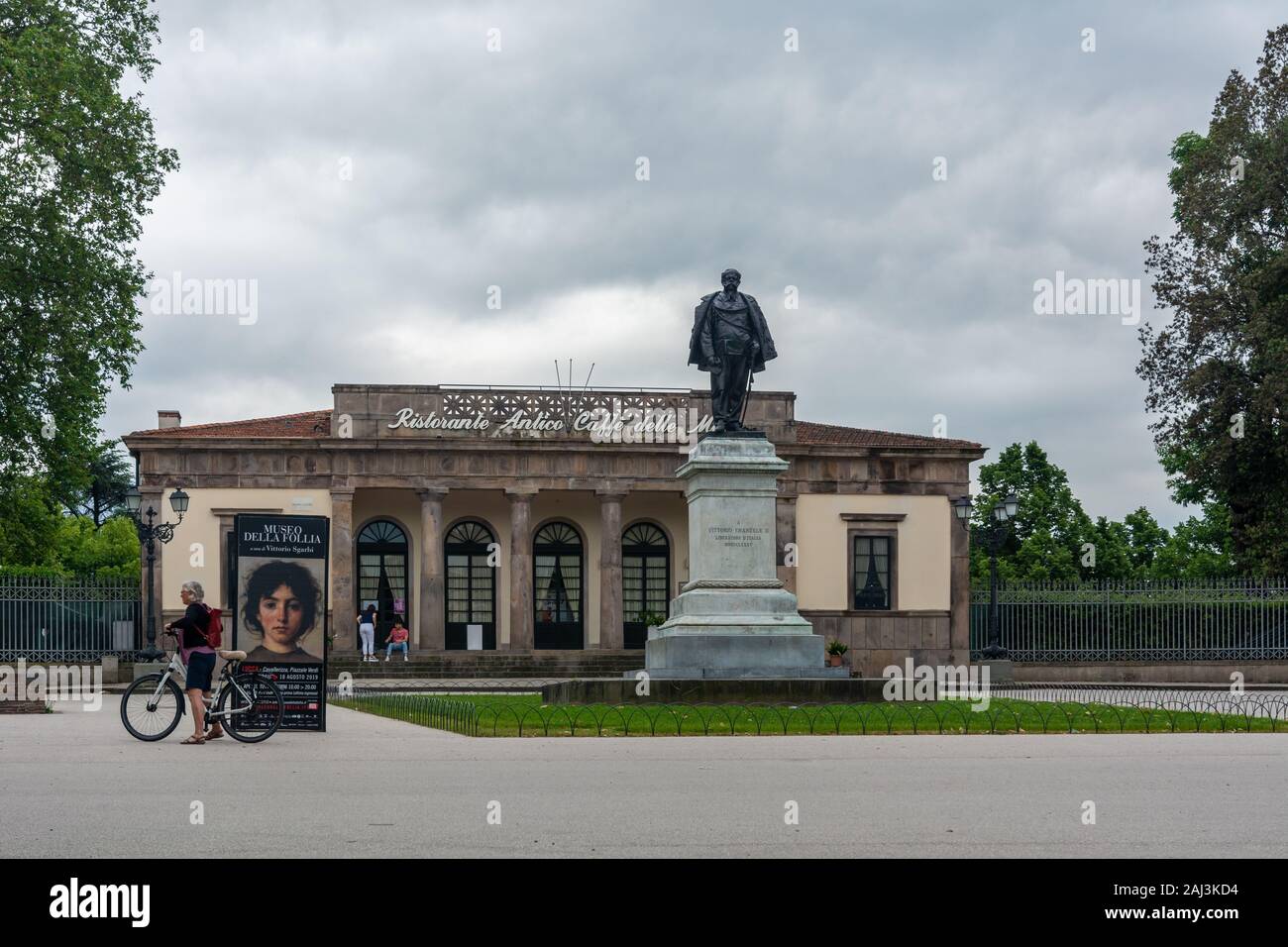 Lucca, Italy - June 6, 2019 : The Antico Caffe delle mura, a bar in ...