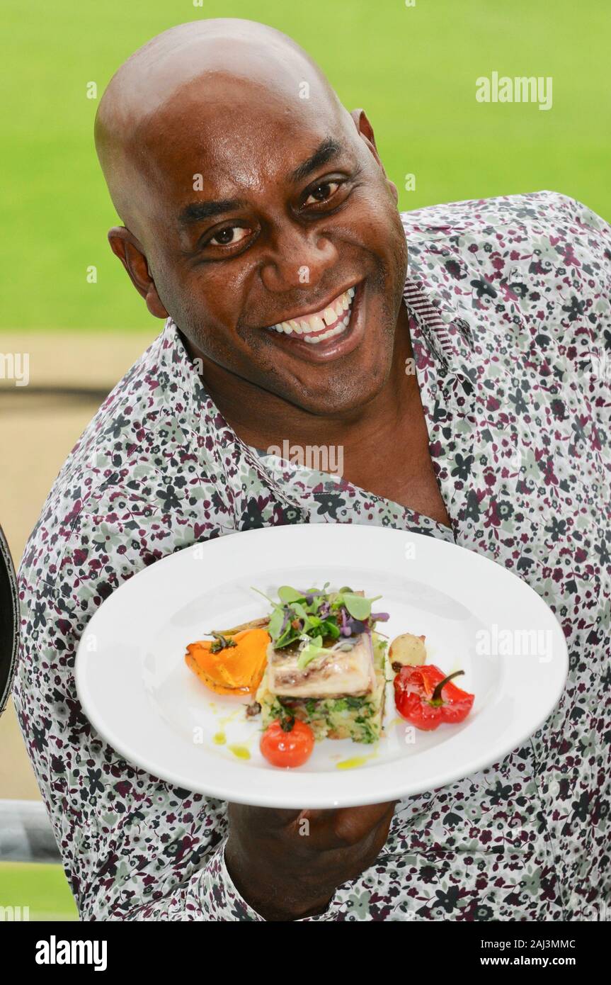 Ainsley Harriot. Oval Cook Off, The Oval, London. UK Stock Photo - Alamy