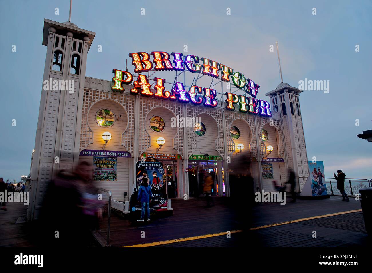 Brighton palace pier arcade hi-res stock photography and images - Alamy