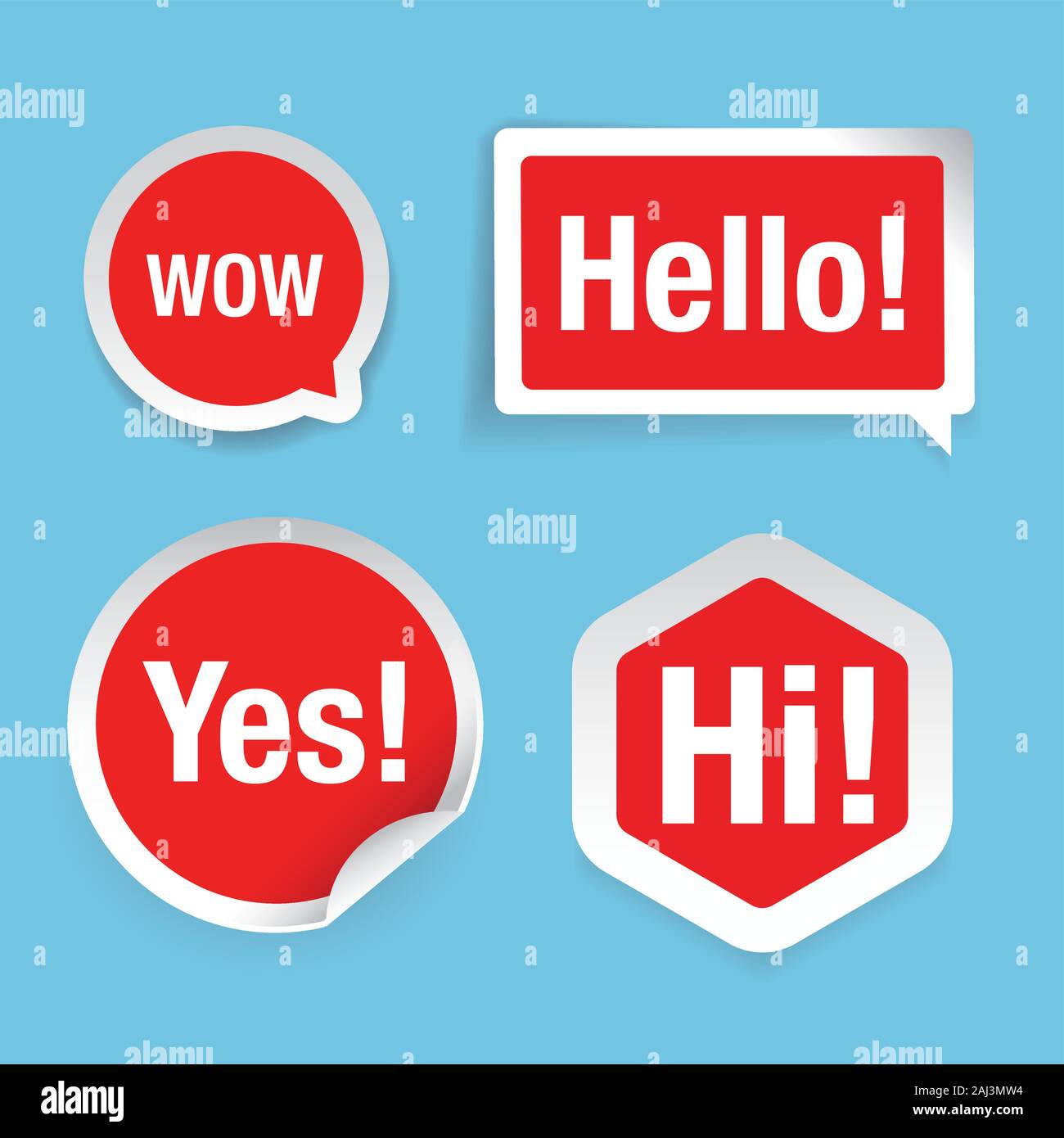 Speech bubble business communication Stock Vector Images - Alamy