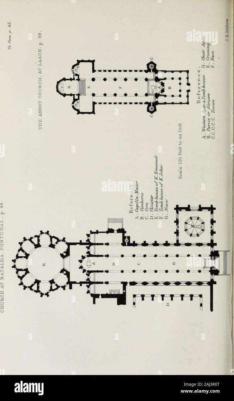 Church and conventual arrangement With copious references, a complete ...