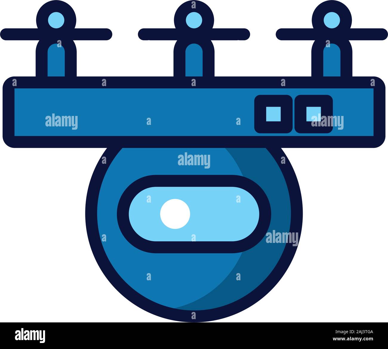 robot cyborg tech isolated icon Stock Vector Image & Art - Alamy