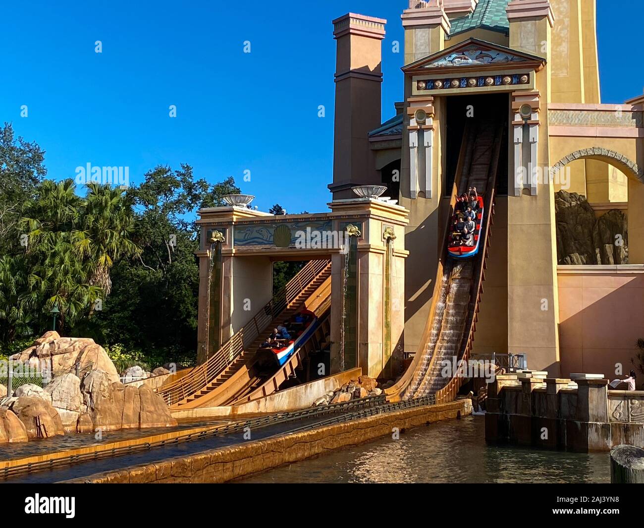 Water roller coaster hi-res stock photography and images - Alamy