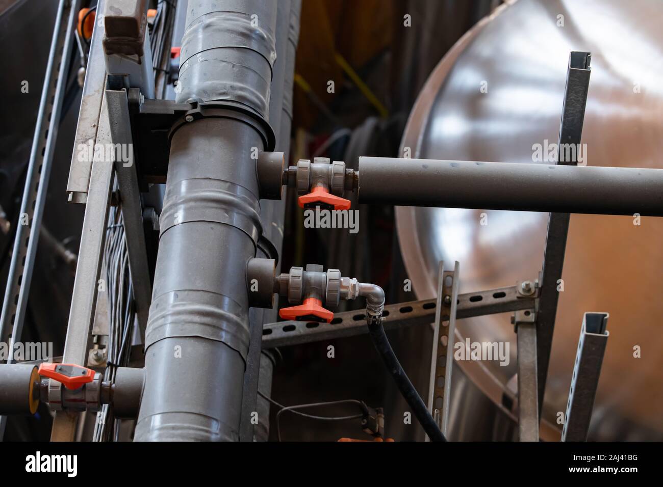 Connected water tanks hi-res stock photography and images - Alamy