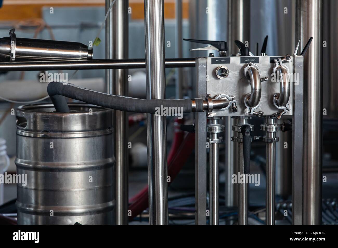 brewery piping, stainless steel ferrule elbow with tri clamp pipes ...