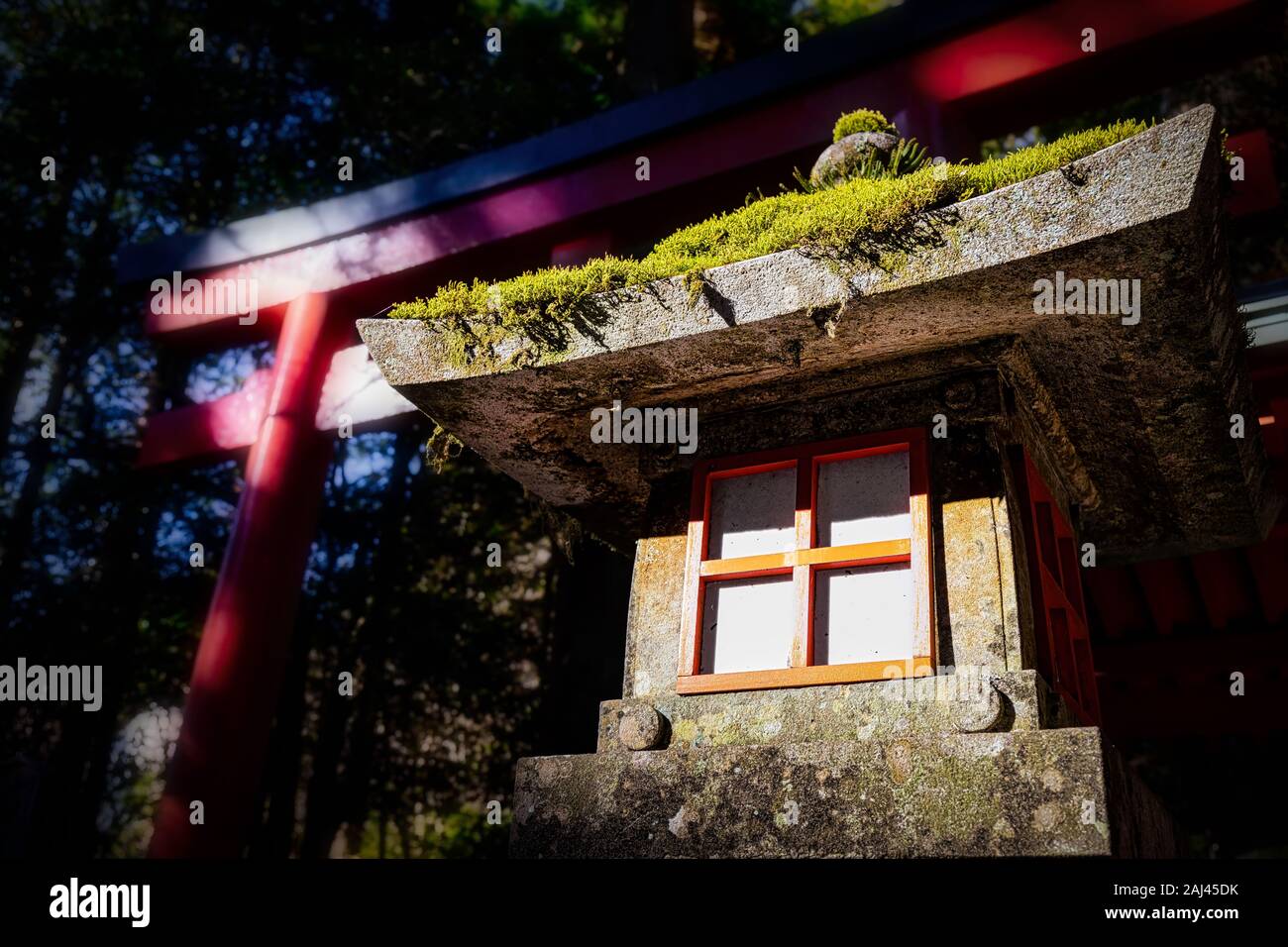 Red torri gate hi-res stock photography and images - Alamy