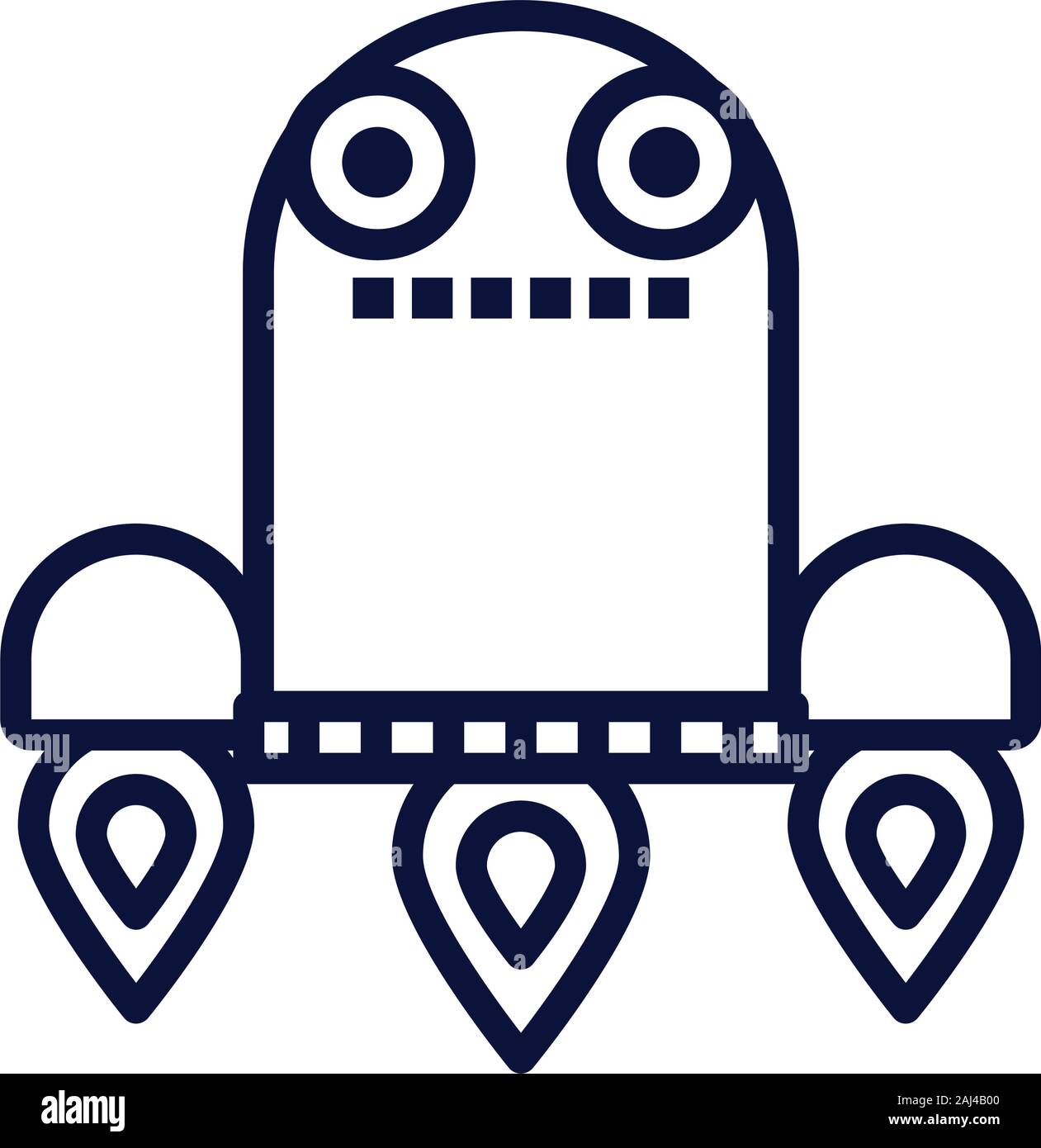 robot floating cyborg isolated icon Stock Vector Image & Art - Alamy robot floating cyborg isolated icon Stock Vector Image & Art - Alamy