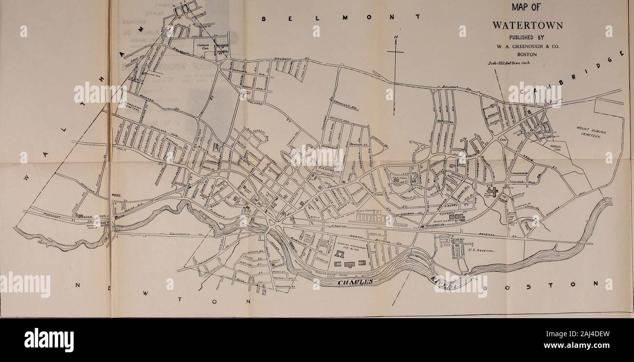 Map of watertown hi-res stock photography and images - Alamy