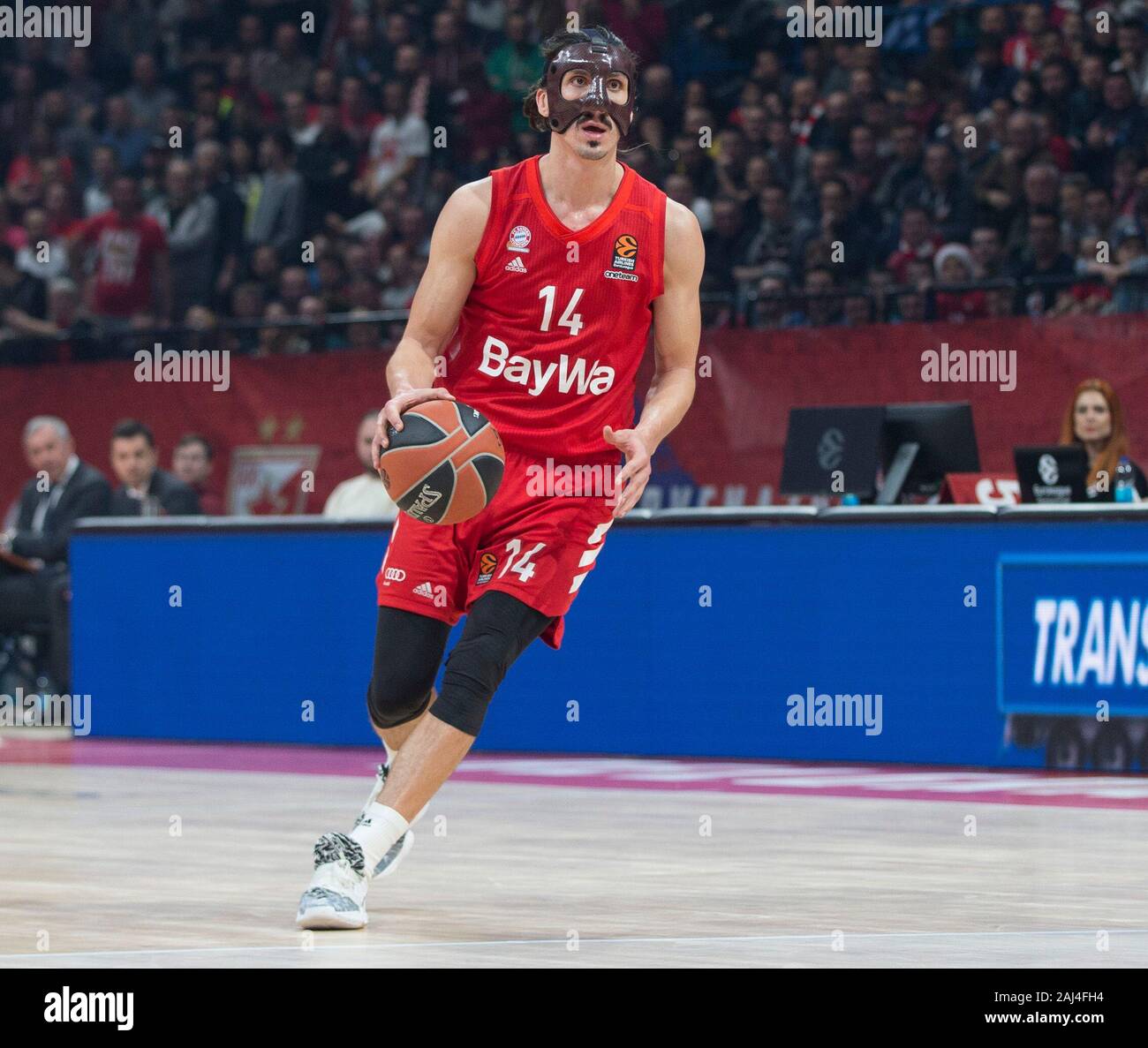 Belgrade, Serbia. 2nd Jan, 2020. Nihad Dedovic of FC Bayern Munich in ...