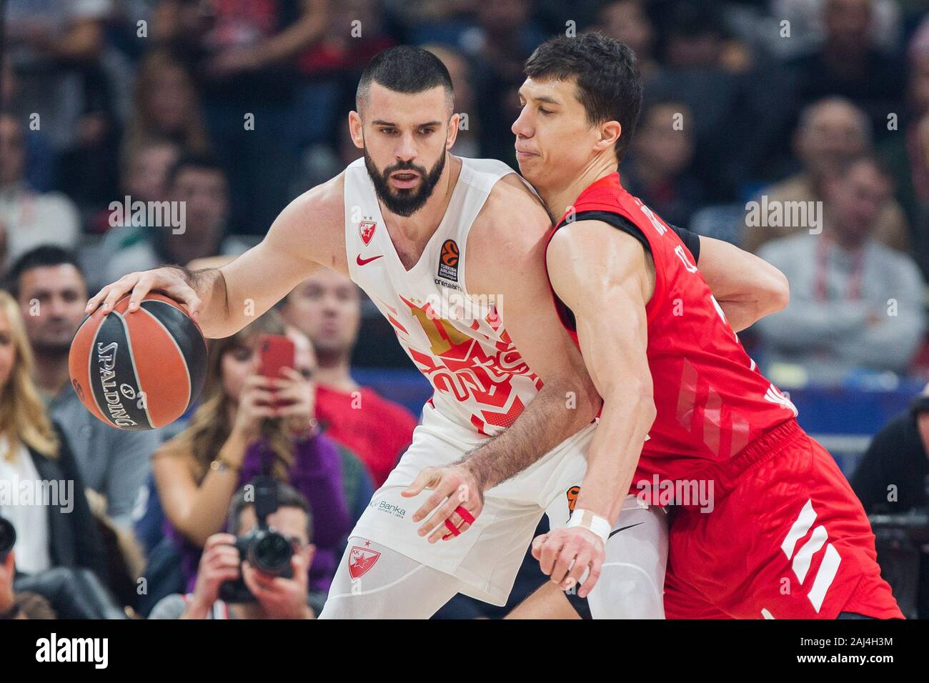 Belgrade, Serbia. 2nd Jan, 2020. Branko Lazic of Crvena Zvezda mts ...