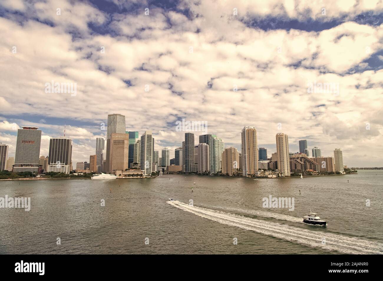 Skyscrapers and azure ocean water. Must see attractions. Miami has an ...