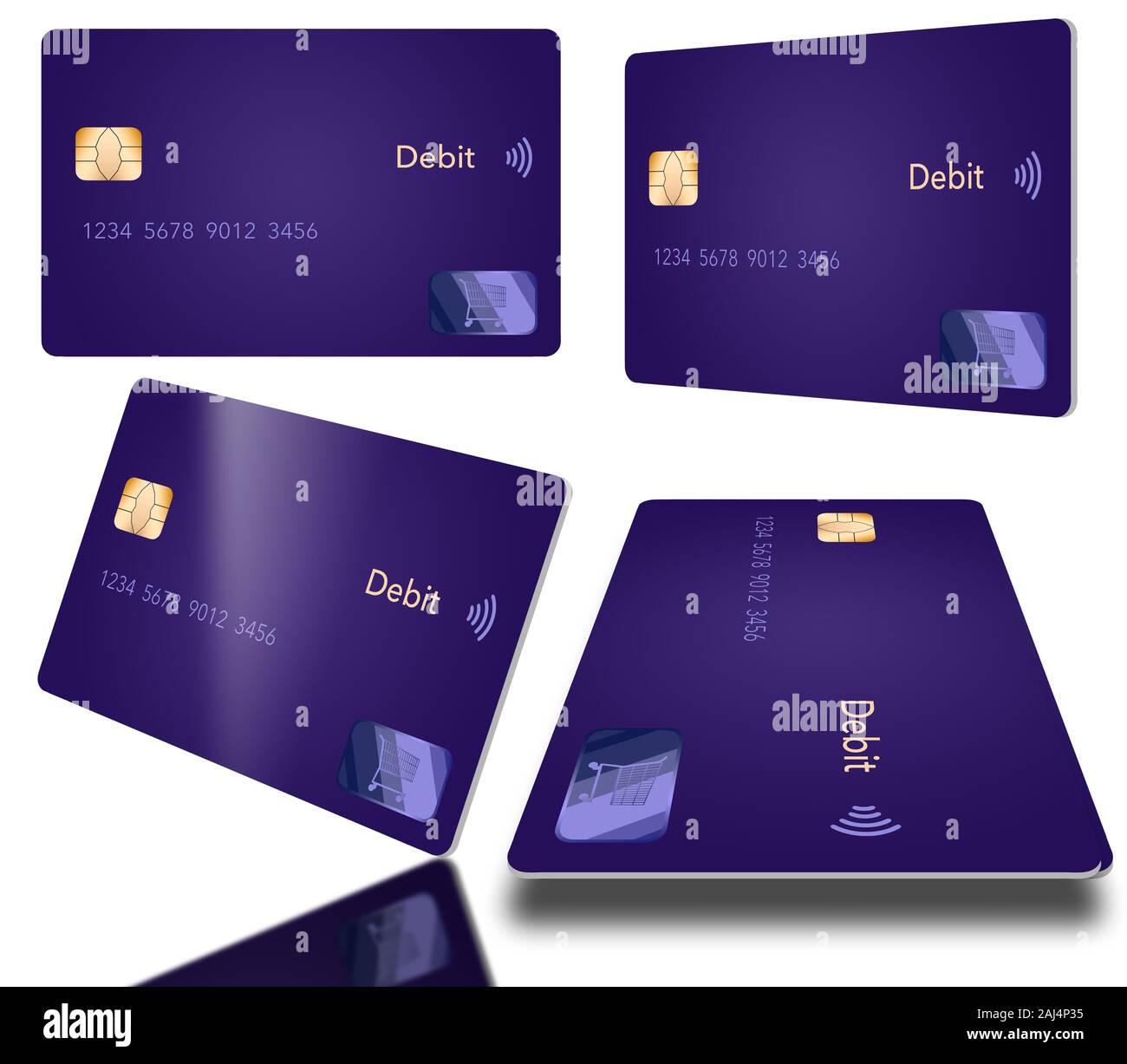 Here is a generic credit card or debit card Stock Photo - Alamy