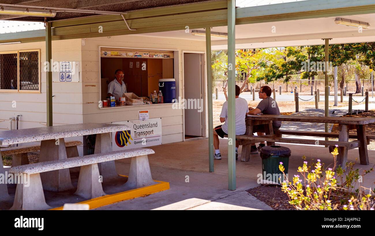 Waverley Creek, Queensland, Australia - December 2019: Driver reviver ...